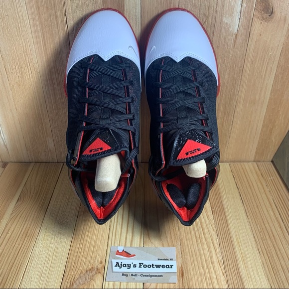 Nike | Shoes | New Nike Lebron Xix 9 Low Black White Red Mens ...